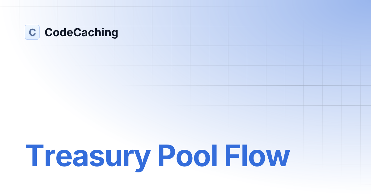 Treasury Pool Flow | CodeCaching